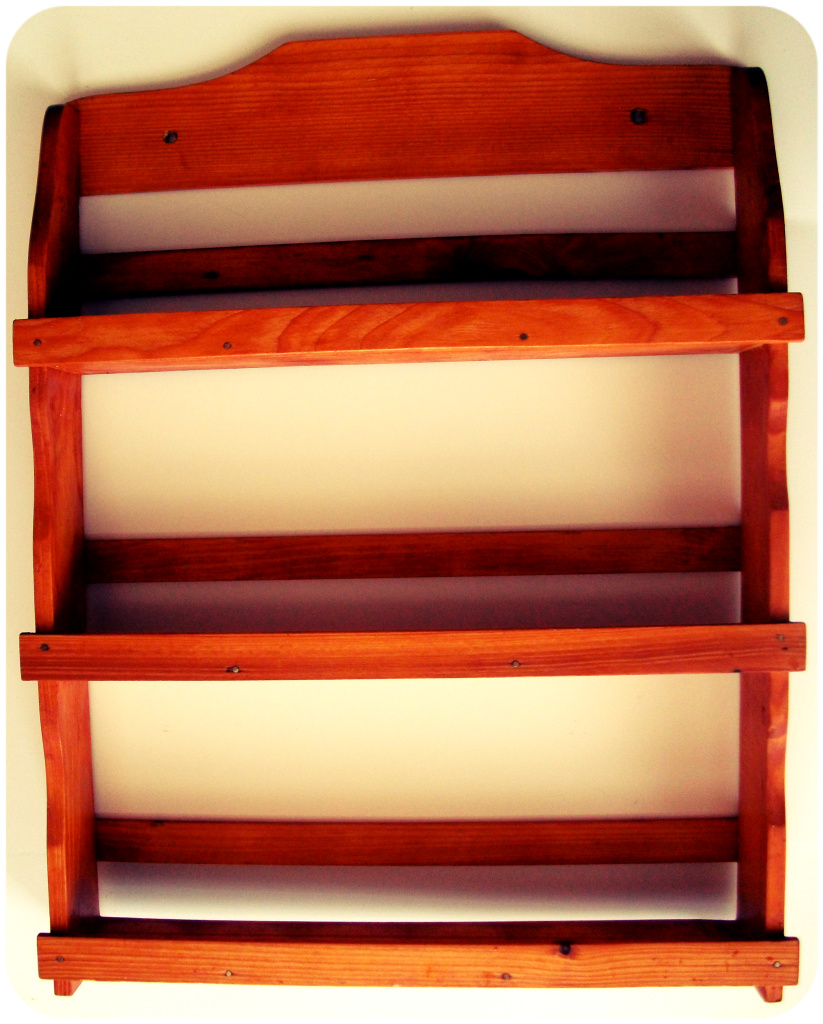 the mini memento buffet - an upcycled spice rack diy - Confessions of a ...