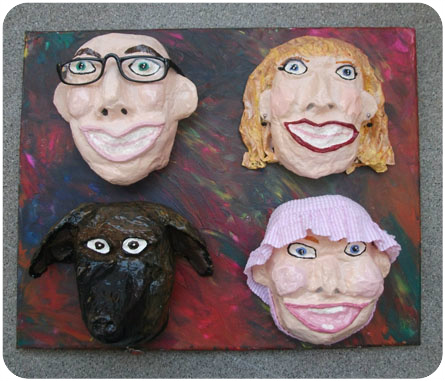 Creepy Caricatures: a DIY 3D papier mache portrait tutorial by Sheri ...