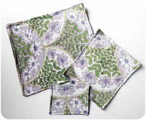 upcycled mug rug diy