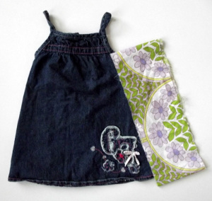 How to upsize and refashion a dress with side panels by CoaR