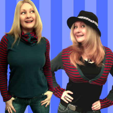 Another 2 for 1 Top & Cardigan Refashion - Confessions of a Refashionista