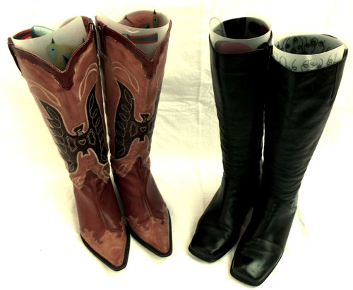 Lickety Split Tips: DIY Boot Savers by Confessions of a Refashionista