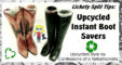 Lickety Split Tips: DIY Boot Savers by Confessions of a Refashionista