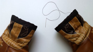 My DIY Refashioned Cowboy Boots ~ Confessions of a Refashionista