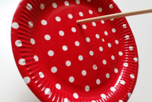 My upcycled paper plate buttons - Confessions of a Refashionista