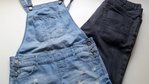 My easy refashioned overalls tutorial - Confessions of a Refashionista