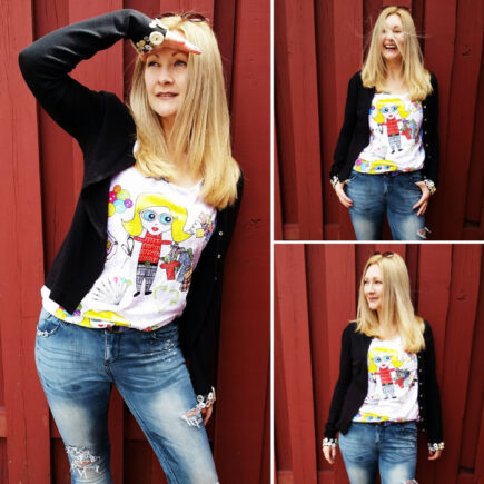 Easy DIY Velvet Top Tutorial with Contrado Custom Printing by CoaR