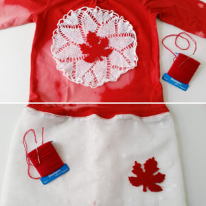 Very Easy DIY Canada Day Dress - Confessions of a Refashionista