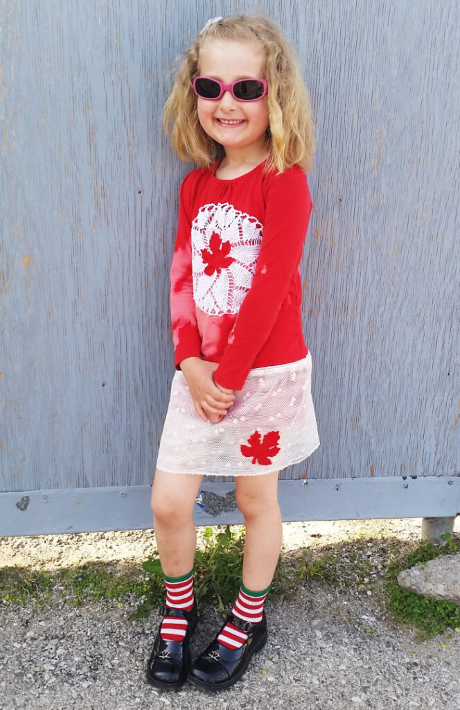 Very Easy DIY Canada Day Dress - Confessions of a Refashionista