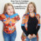 Easy Top to Cardigan Upsizing Refashion Tutorial by Sheri Pavlovic