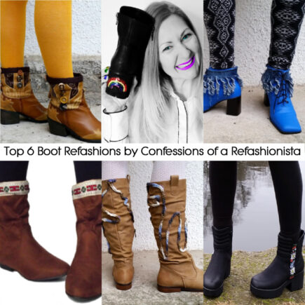 Top 6 boot refashions for #ThriftyThursday - Confessions of a Refashionista