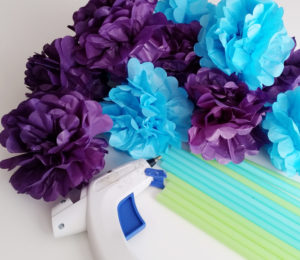 DIY Tissue Flower Bouquet - an upcycled straw tutorial by Sheri Pavlovic