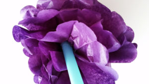 DIY Tissue Flower Bouquet - an upcycled straw tutorial by Sheri Pavlovic