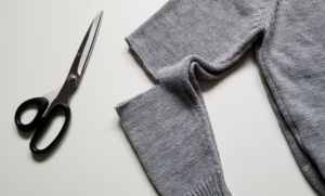 The Open Elbow Sweater Refashion - Confessions of a Refashionista