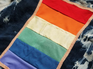 A Scrappy Rainbow Jacket for Pride - Confessions of a Refashionista