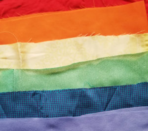 A Scrappy Rainbow Jacket for Pride - Confessions of a Refashionista