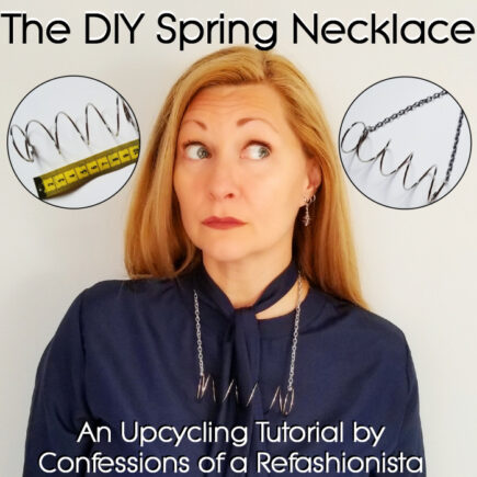The DIY Spring Necklace - Confessions of a Refashionista