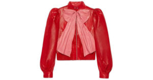 Denim Bow Jacket Refashion - Confessions of a Refashionista