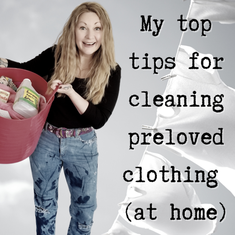 My Top Tips for Cleaning Preloved & Vintage Clothing (at home ...